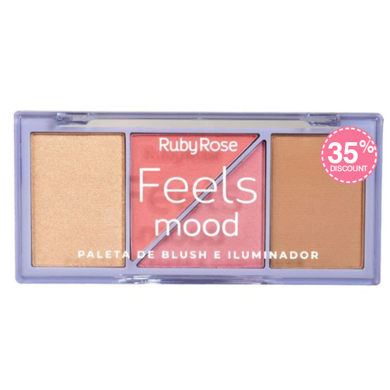 Feels Mood Blush Illuminator Palette | Ruby Rose Lebanon