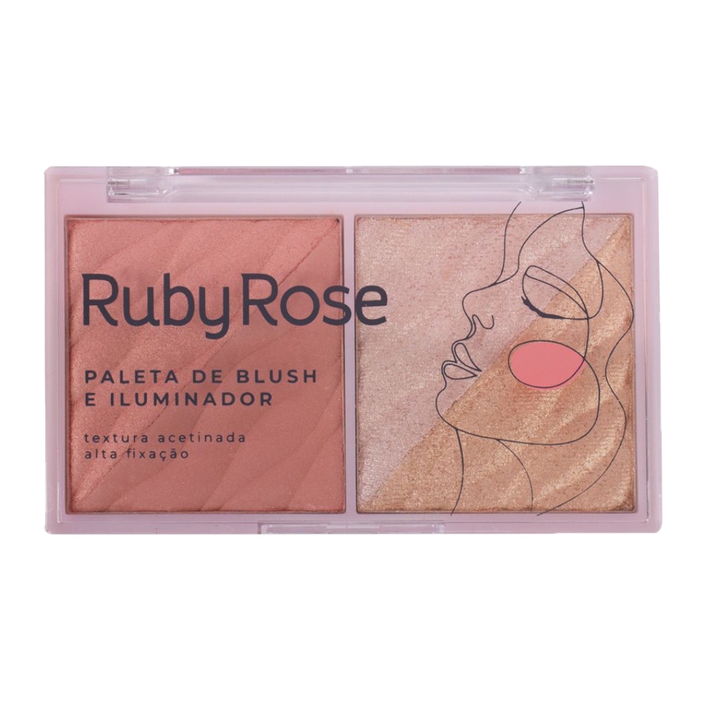 Palette Blush & Illuminator | Ruby Rose Lebanon
